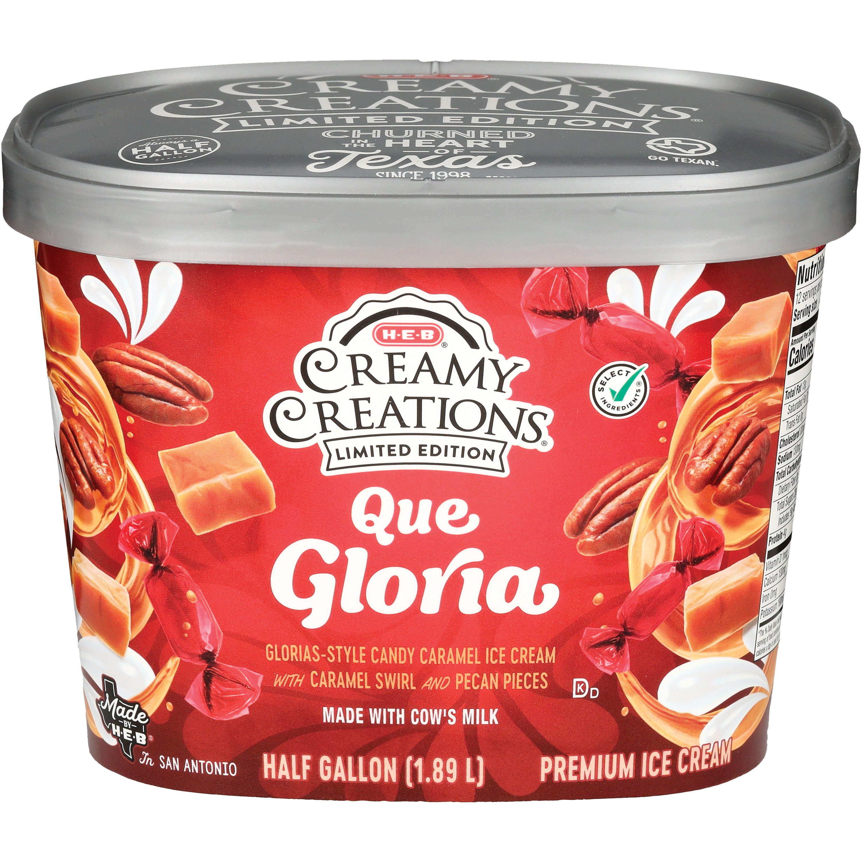 H-E-B Creamy Creations Que Gloria Ice Cream - Shop Ice cream at H-E-B