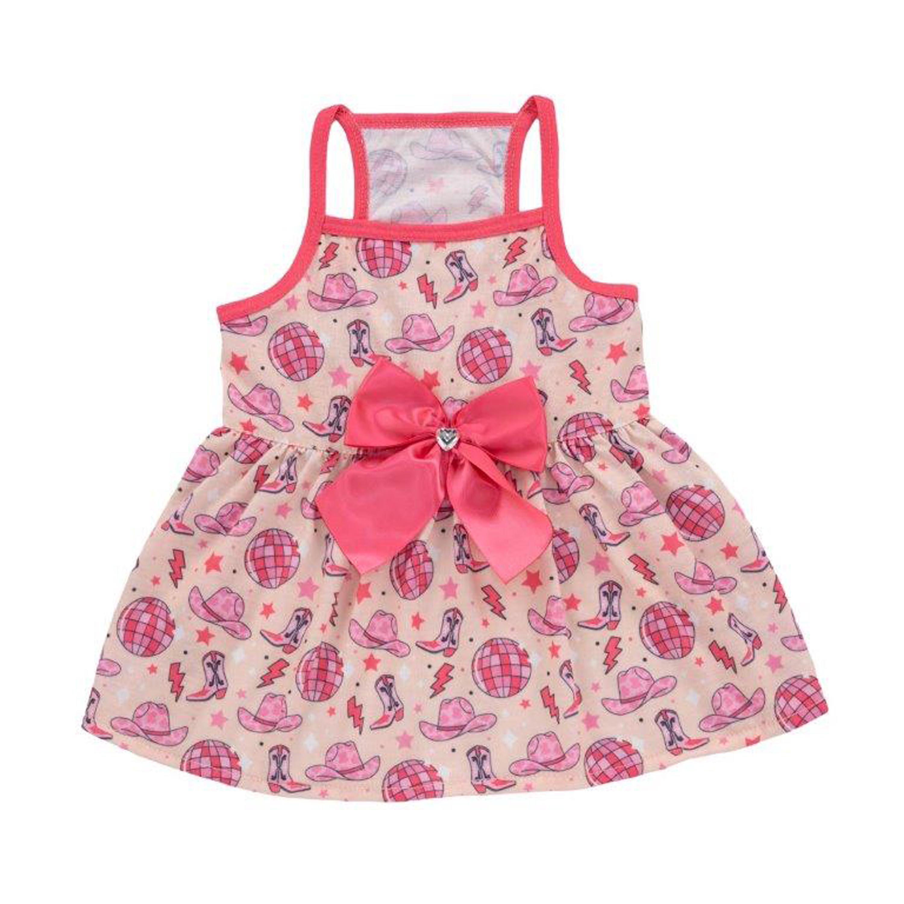 Simply Dog Pink Disco Cowgirl Dress Medium - Shop Clothes at H-E-B