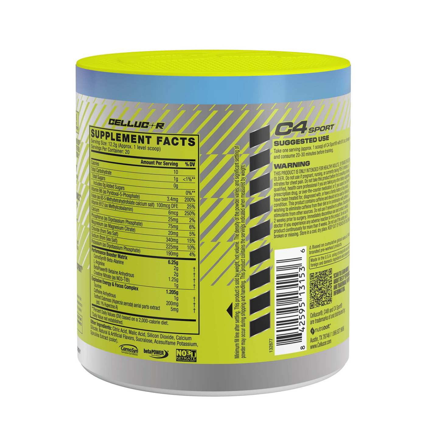 C4 Sport Pre-Workout - Icy Blue Razz - Shop Diet & fitness at H-E-B