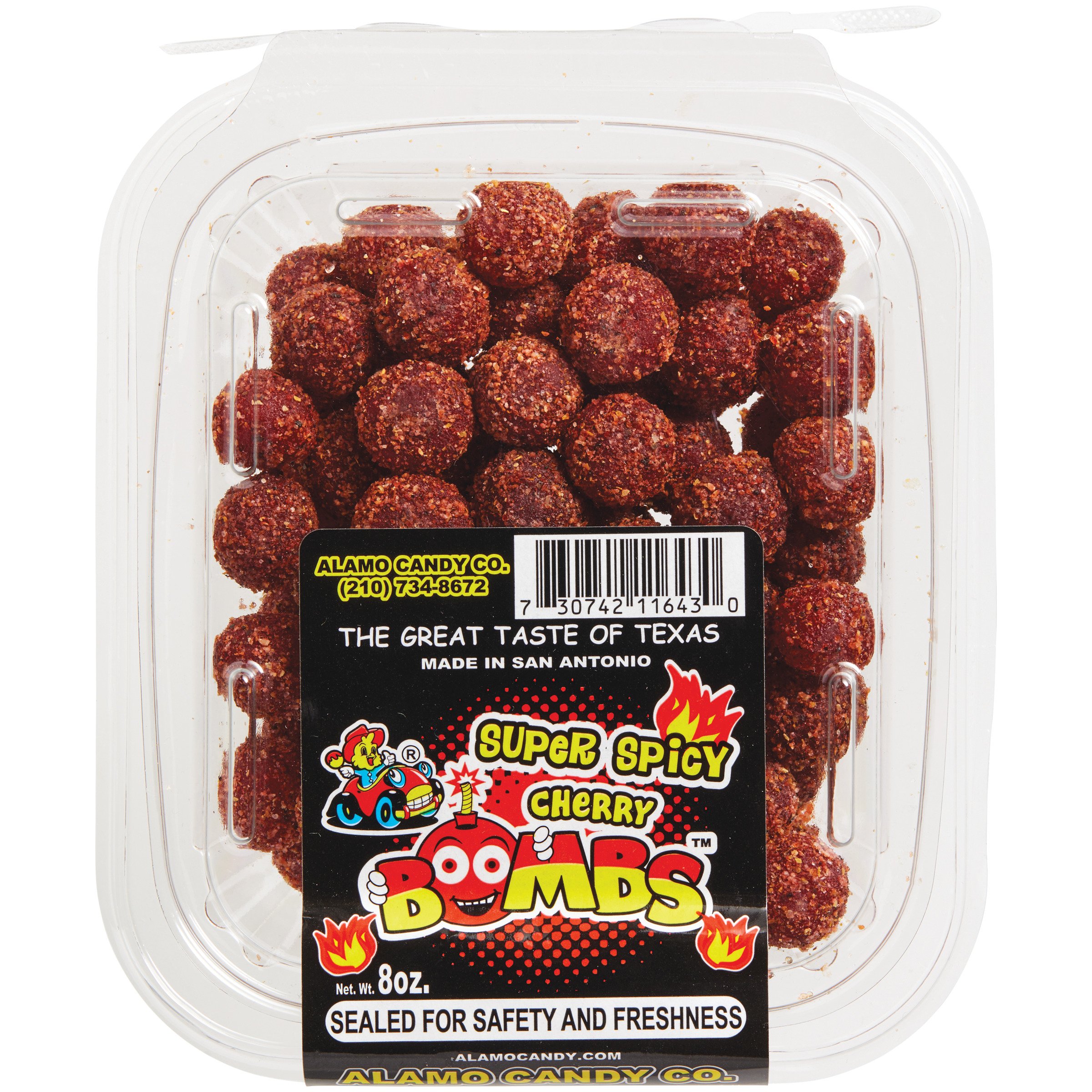 Alamo Candy Super Spicy Cherry Bombs - Shop Candy at H-E-B