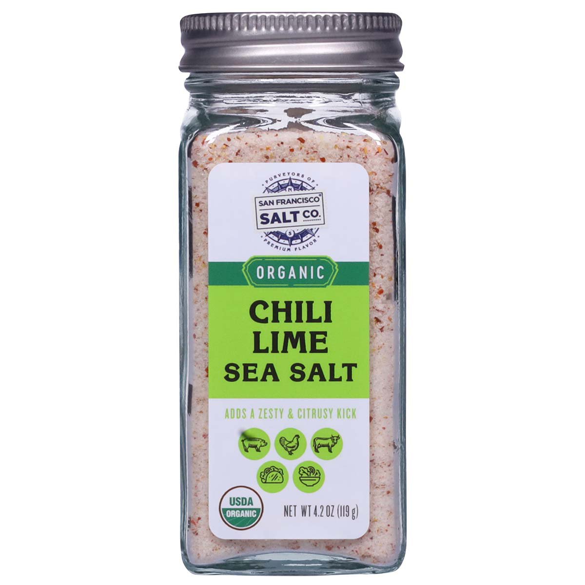 San Francisco Salt Co. Organic Chili Lime Sea Salt - Shop Herbs ...