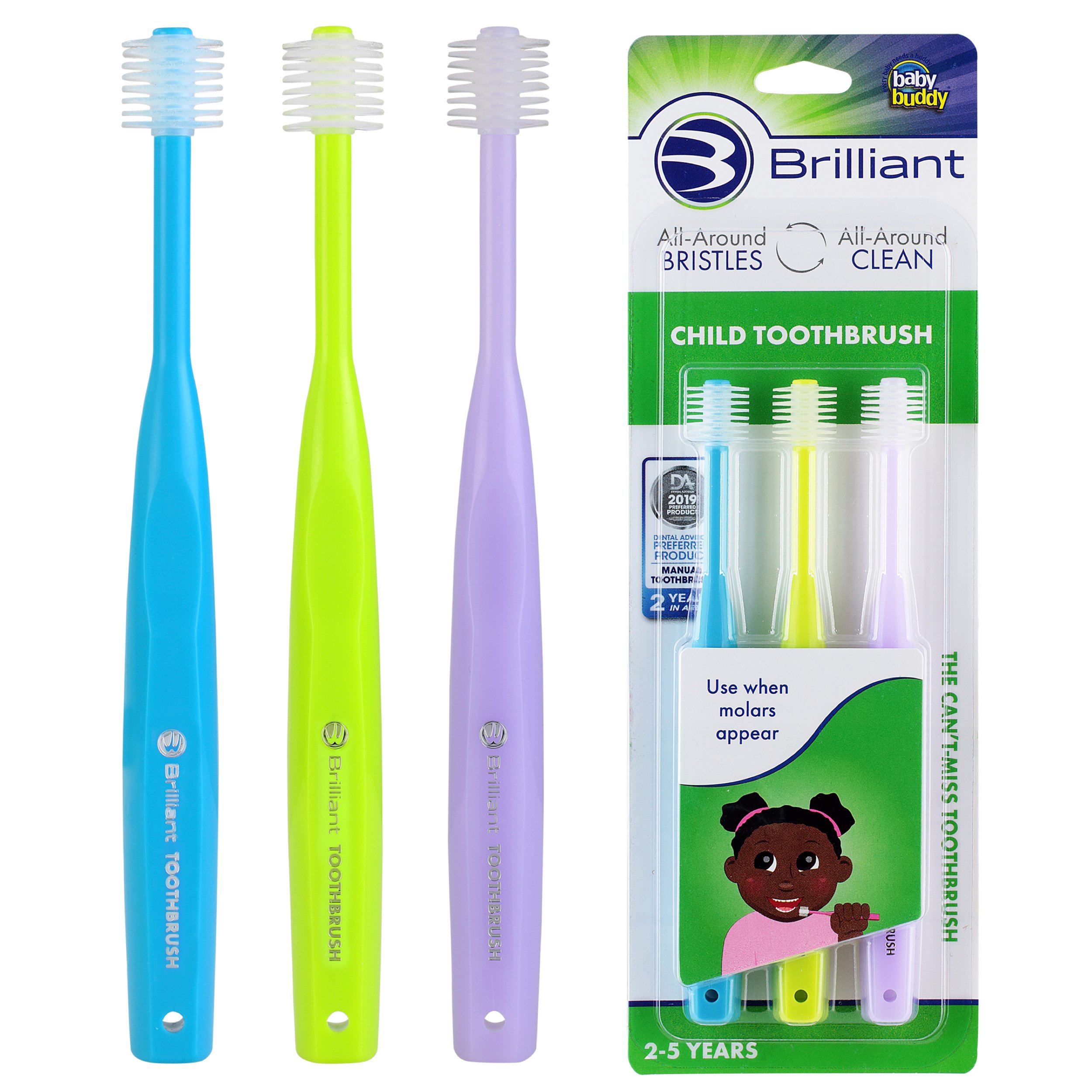 Brilliant Child Toothbrush 2- 5 Years - Shop Medical devices & supplies ...