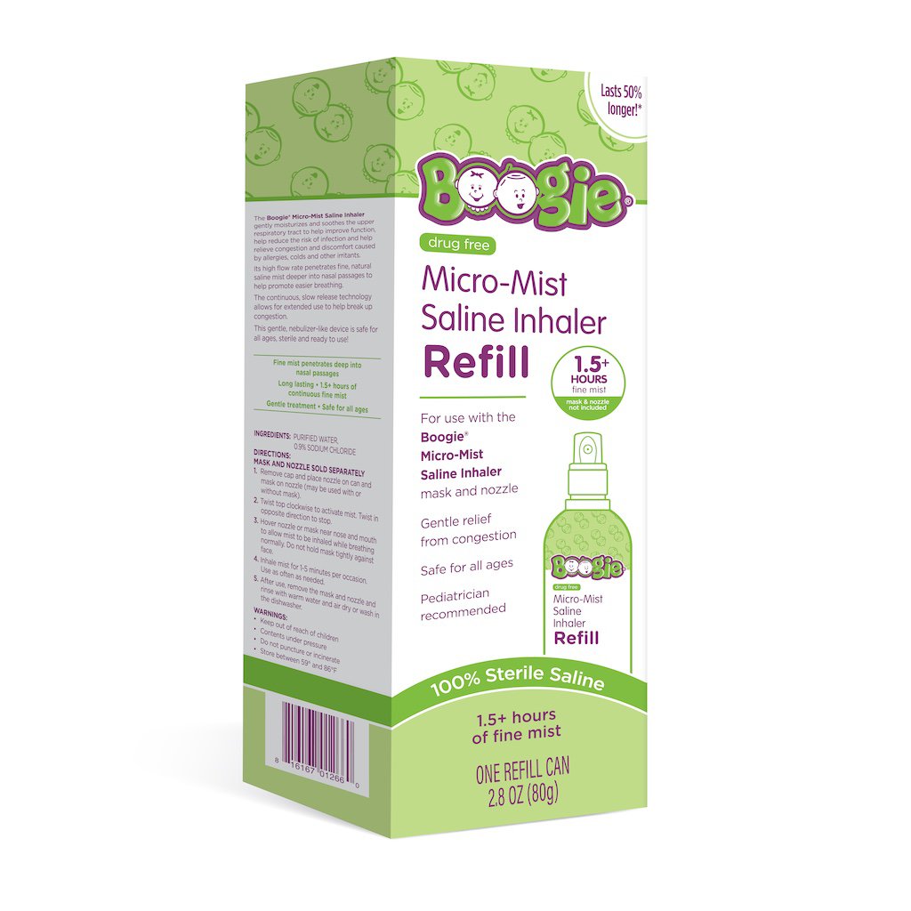Boogie Wipes Micro-Mist Saline Inhaler Refill - Shop Medical devices ...