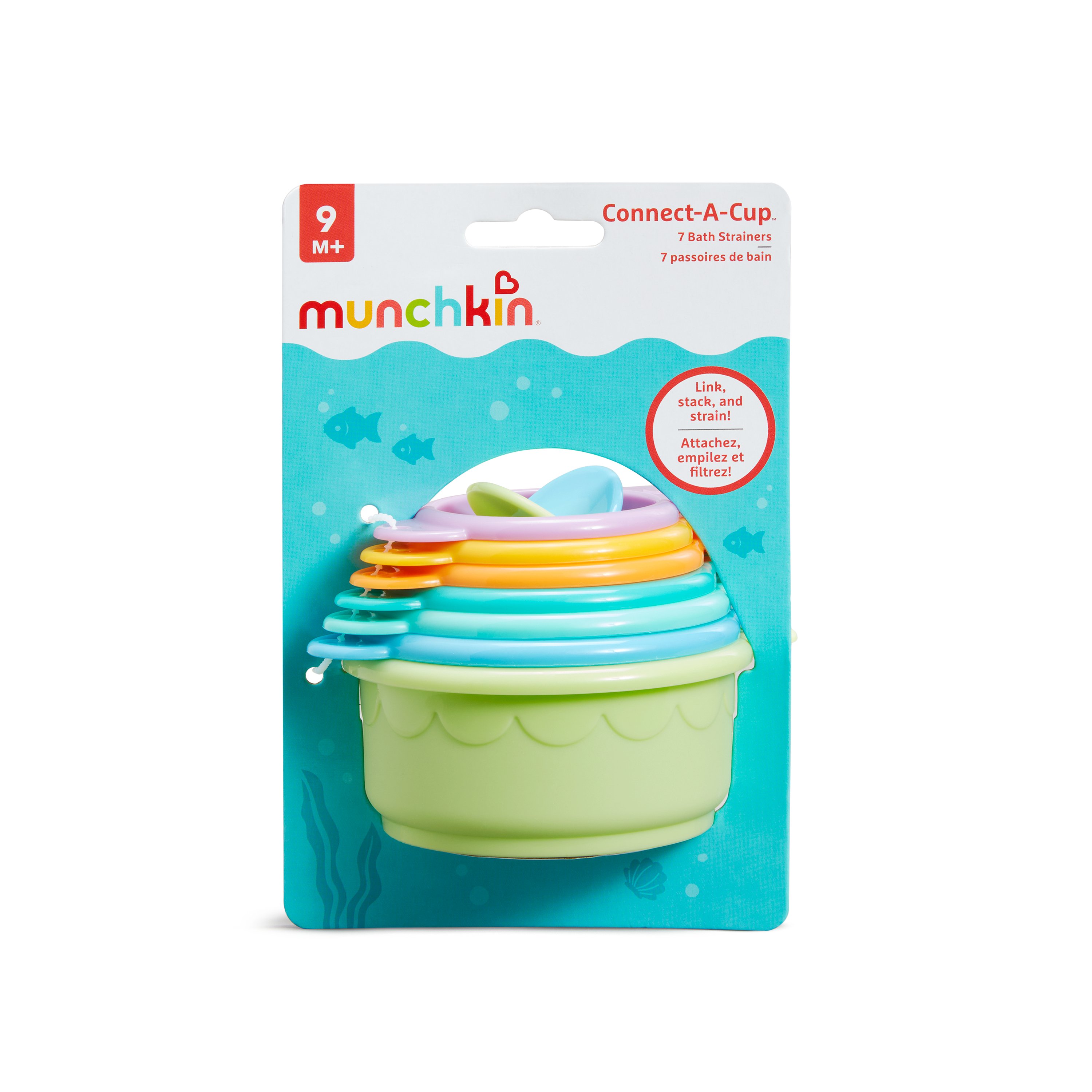 Munchkin Connect-A-Cup Bath Strainers - Shop Baby toys at H-E-B