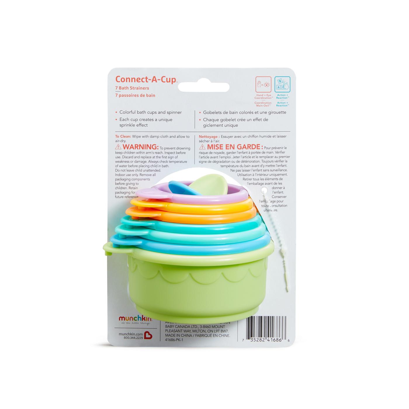 Munchkin Connect-A-Cup Bath Strainers - Shop Baby Toys at H-E-B