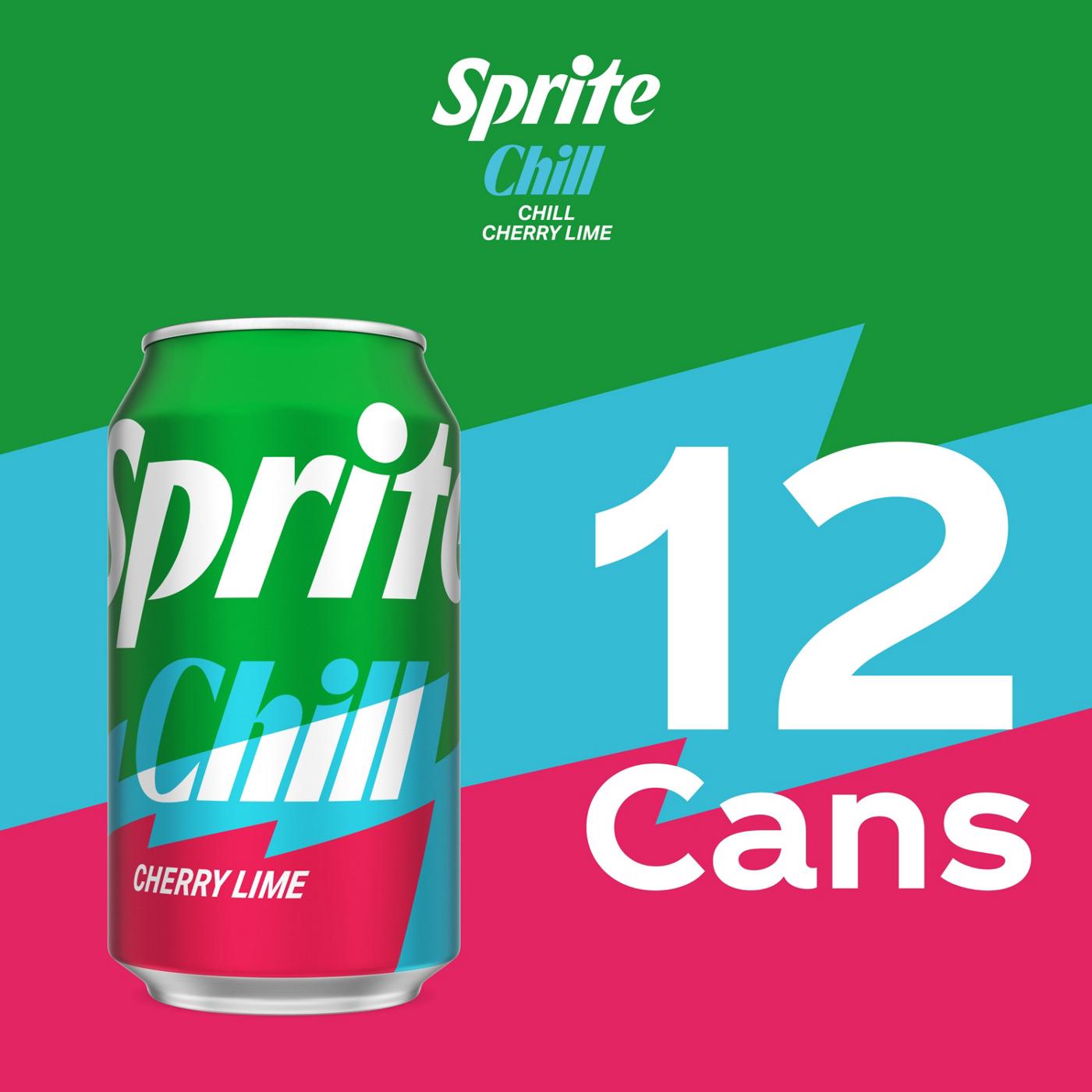 Sprite Chill Cherry Lime, 12 pk Cans - Shop Soda at H-E-B