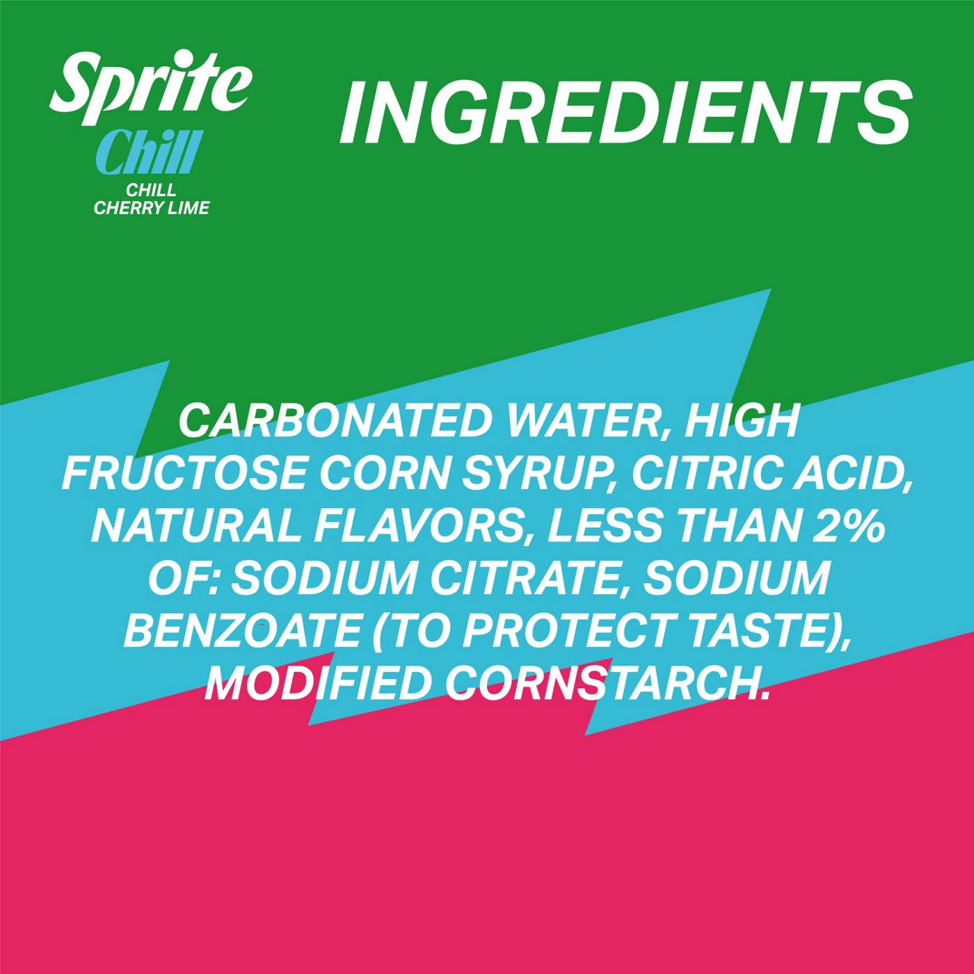 Sprite Chill Cherry Lime, 12 pk Cans - Shop Soda at H-E-B