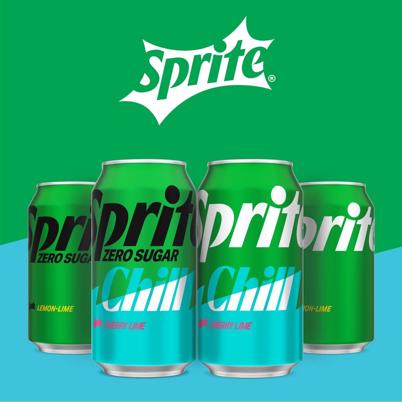 Sprite Chill Zero Cherry Lime, 12 pk Cans - Shop Soda at H-E-B