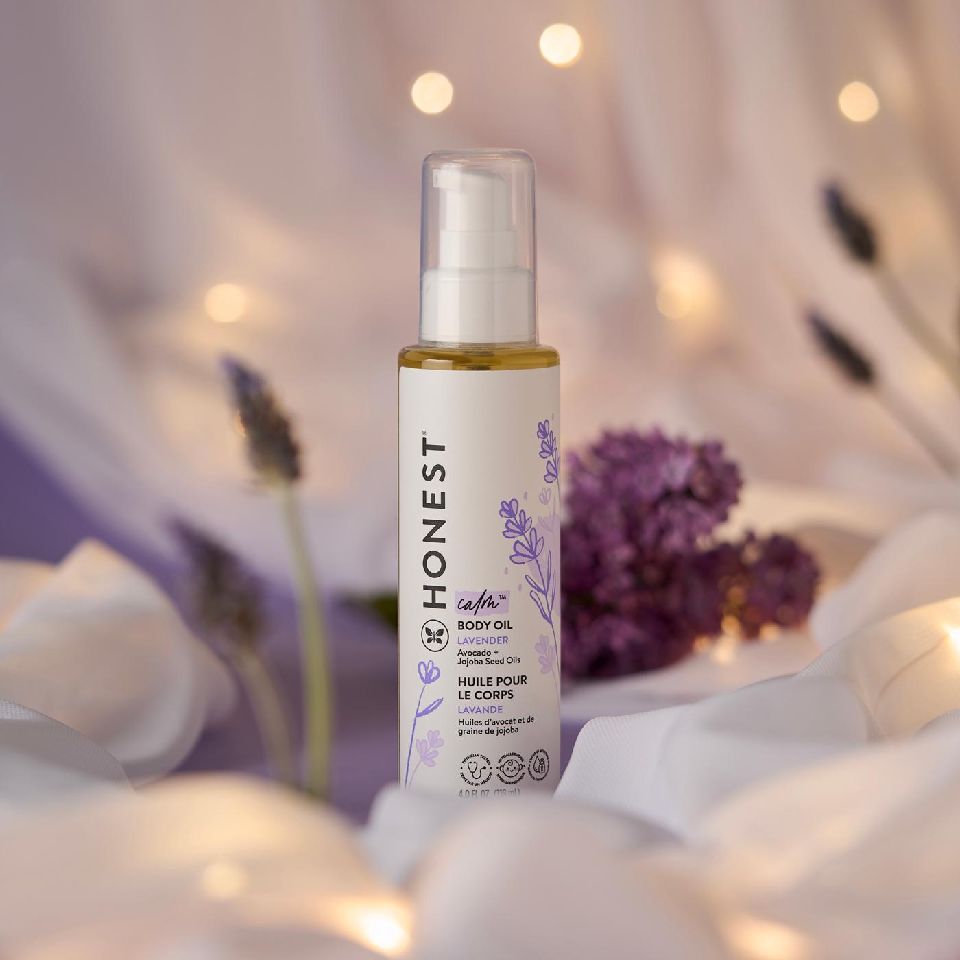 The Honest Company Calm Body Oil - Lavender - Shop Lotion & powder at H-E-B