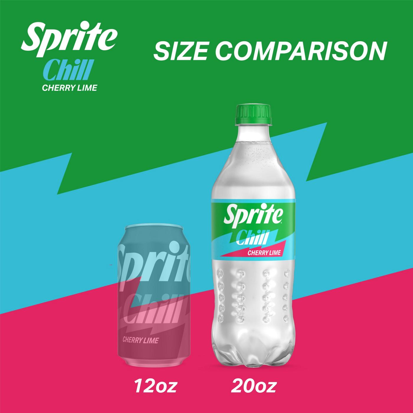 Sprite Chill Cherry Lime Natural Flavor Soda Soft Drink Bottle - Shop ...