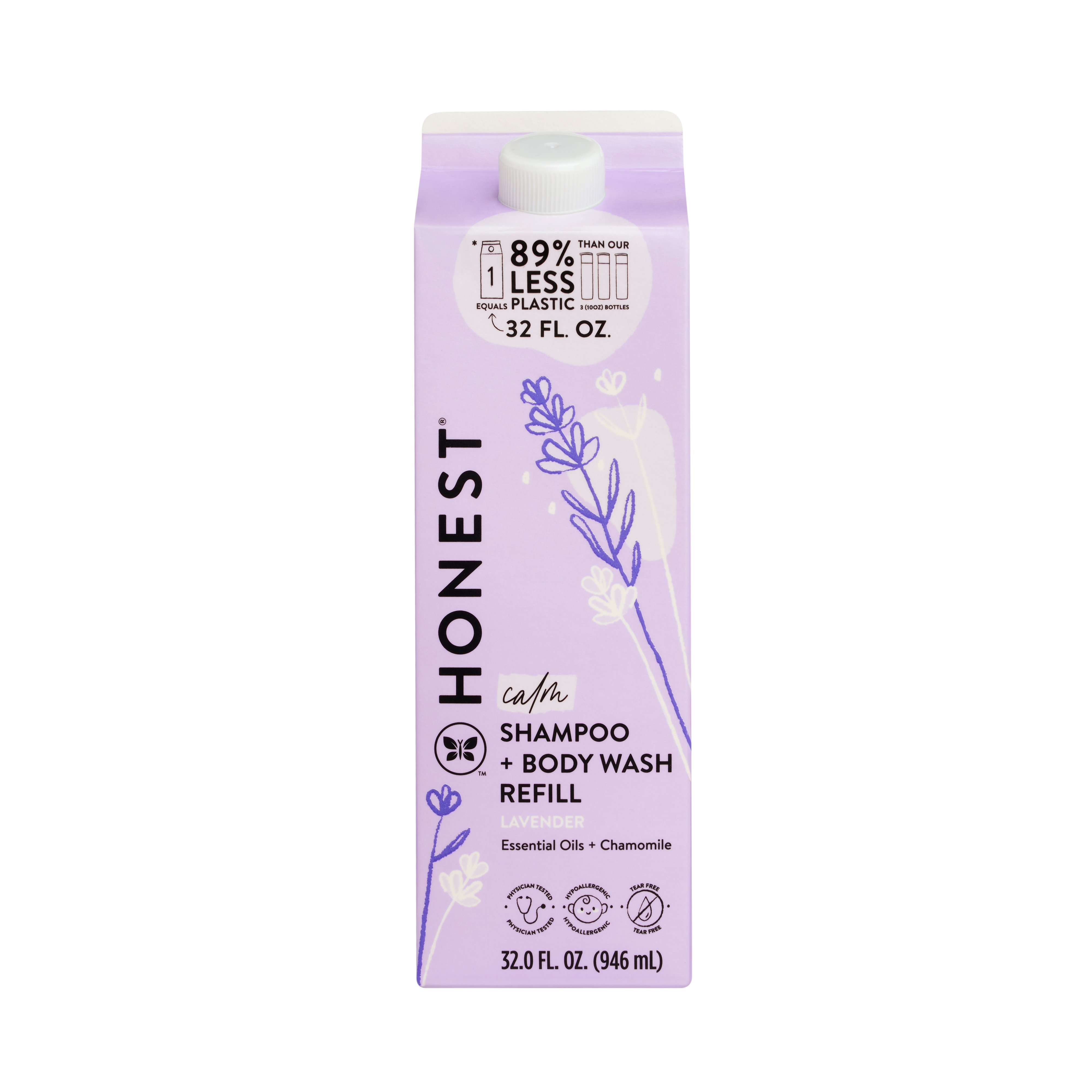 The Honest Company Calm Shampoo + Body Wash Refill - Lavender - Shop ...