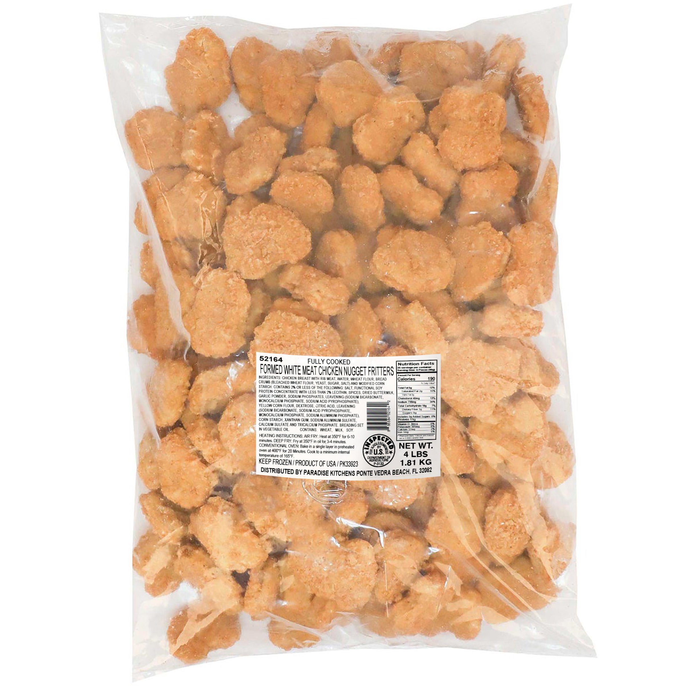 Eastern Quality Foods Frozen Fully Cooked Breaded Chicken Nuggets ...