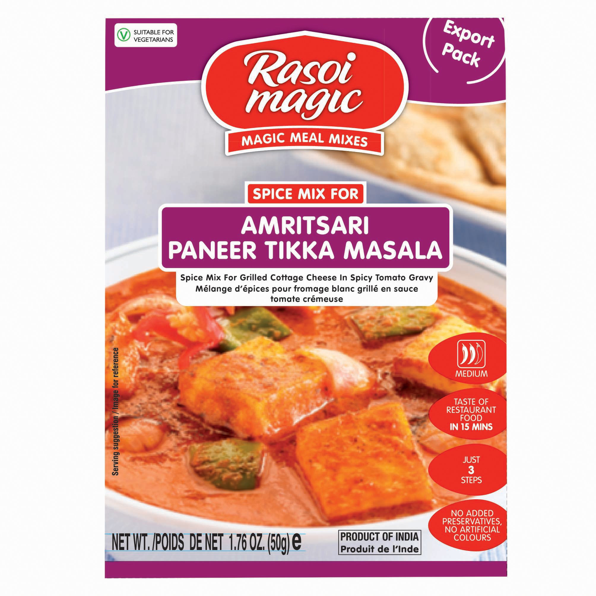 Rasoi Magic Amritsari Paneer Tikka Masala Spice Mix - Shop Spice Mixes ...