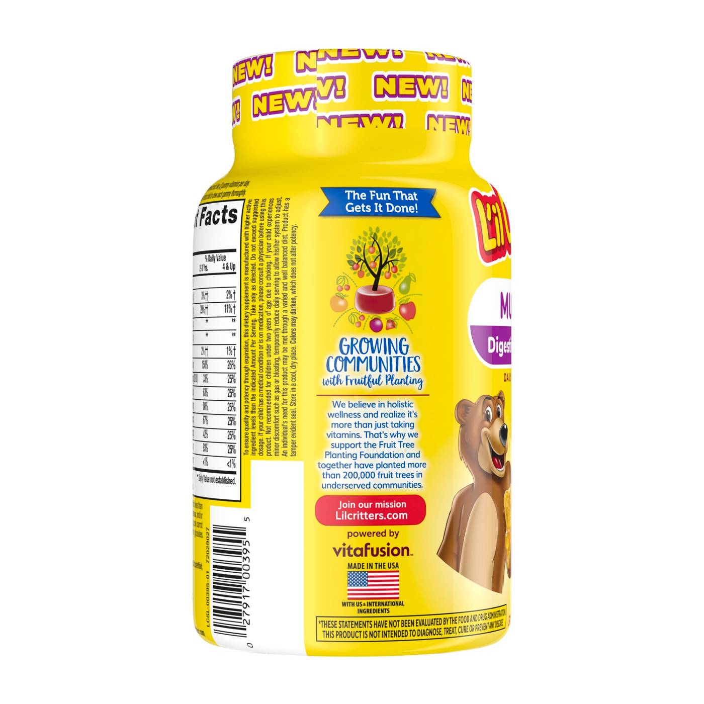 L'il Critters Multi + Digestive Support Gummies - Shop Multivitamins at ...