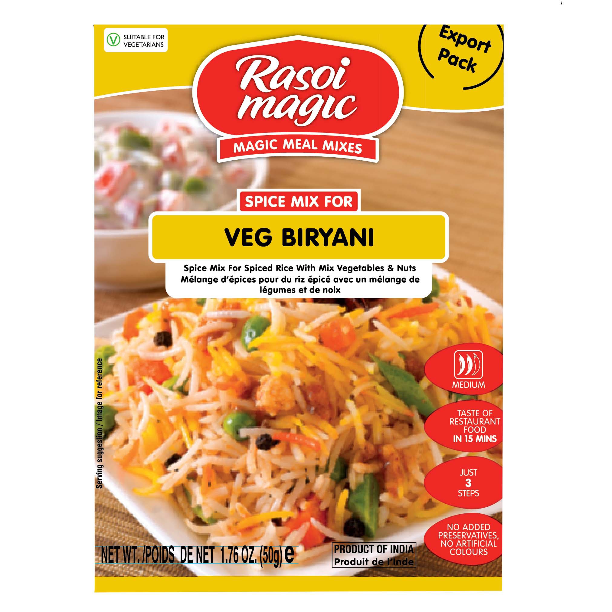 Rasoi Magic Veg Biryani Spice Mix - Shop Spice mixes at H-E-B
