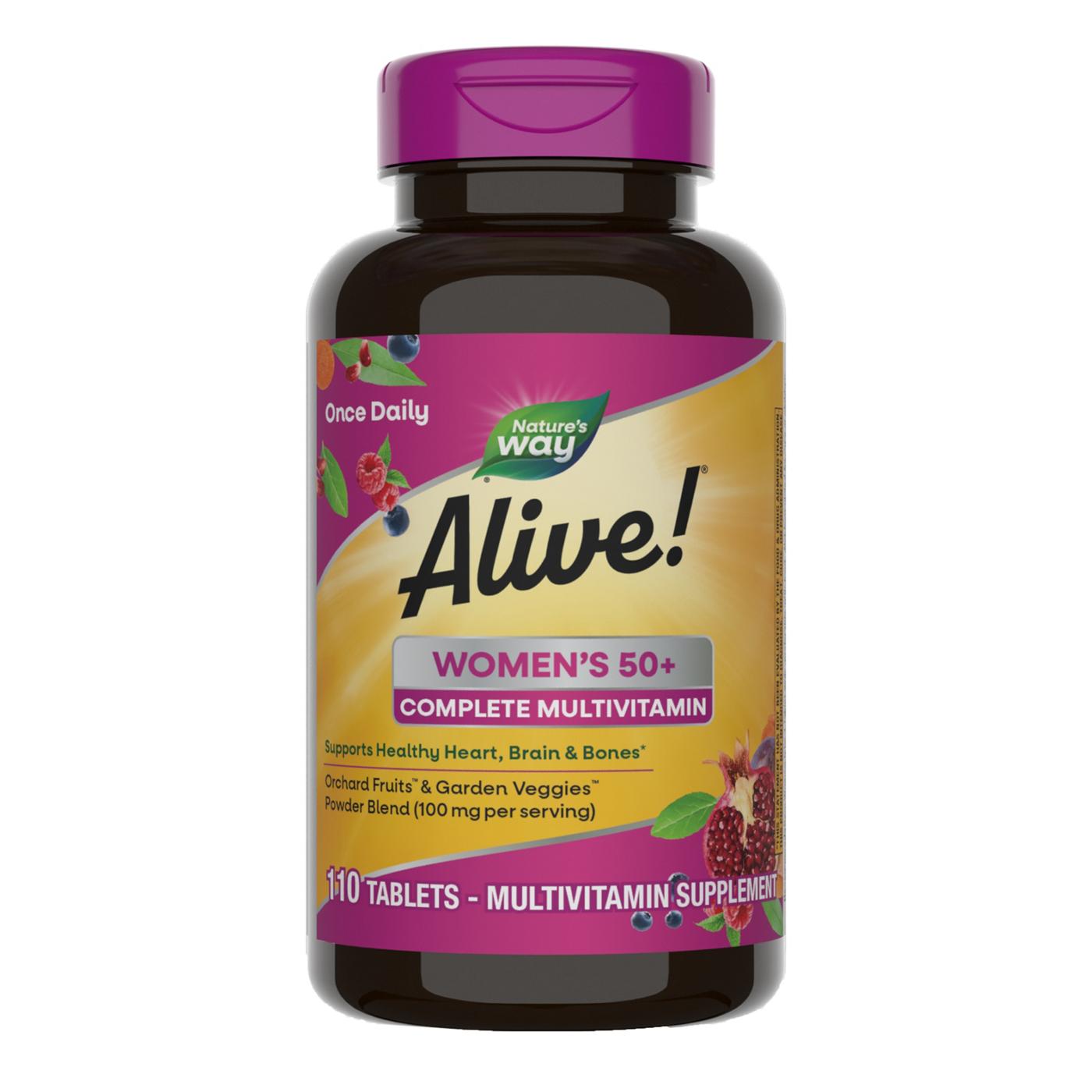 Alive! Women's 50+ Complete Multivitamin Tablets - Shop Multivitamins ...