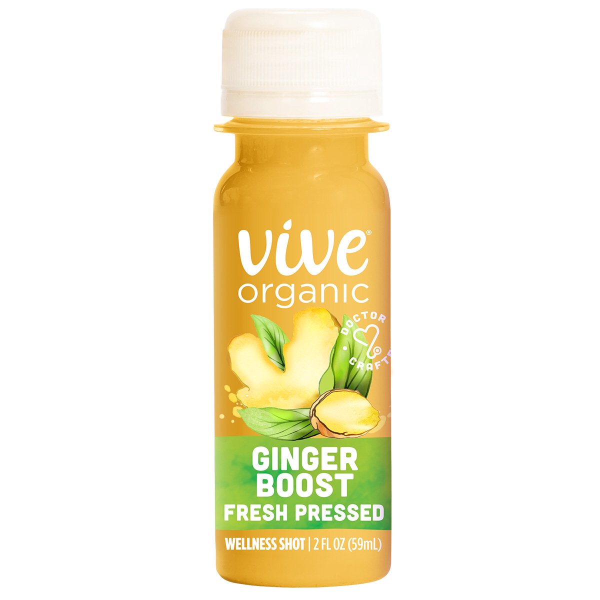 Vive Organic Ginger Boost Fresh Pressed Wellness Shot - Shop Juice at H-E-B