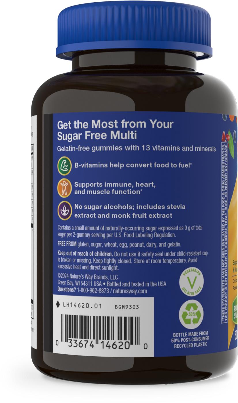 Nature's Way Alive! Zero Sugar Men's Multivitamin Gummies - Peach ...