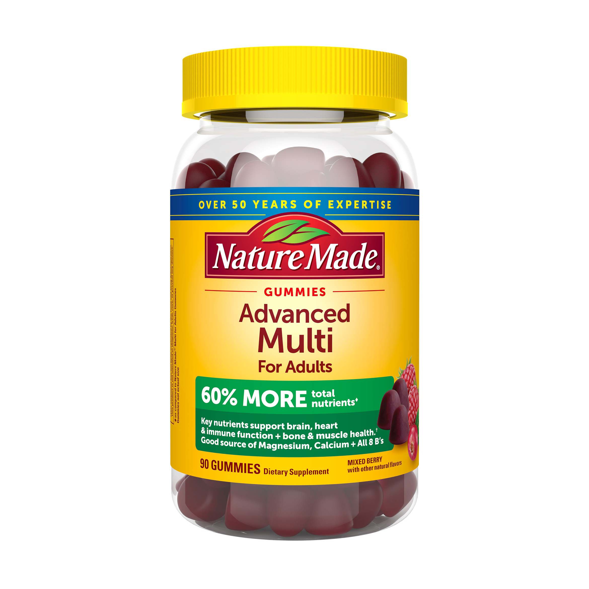 Nature Made Advance Multi For Adults Gummies - Mixed Berry - Shop ...