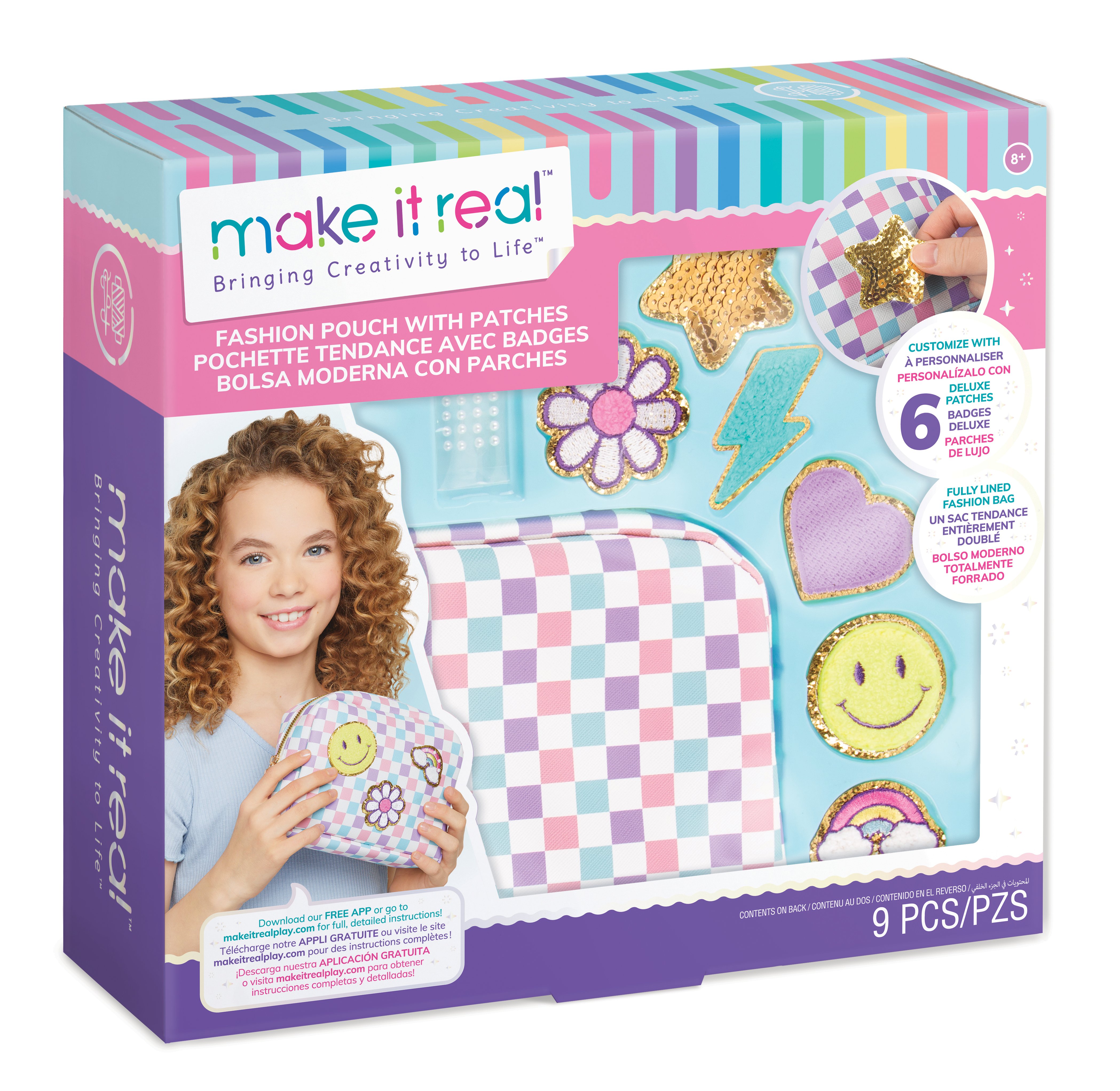 Make It Real Fashion Pouch with Patches - Shop Kits at H-E-B