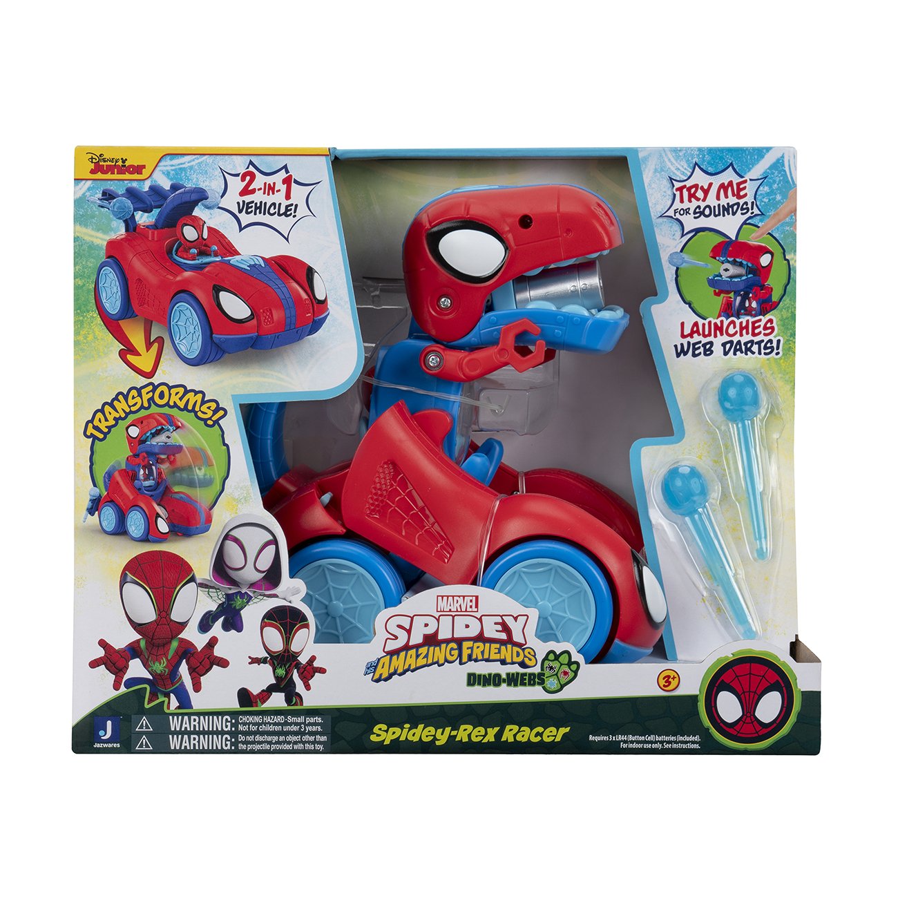 Spidey & His Amazing Friends Spidey-Rex Racer - Shop Playsets at H-E-B