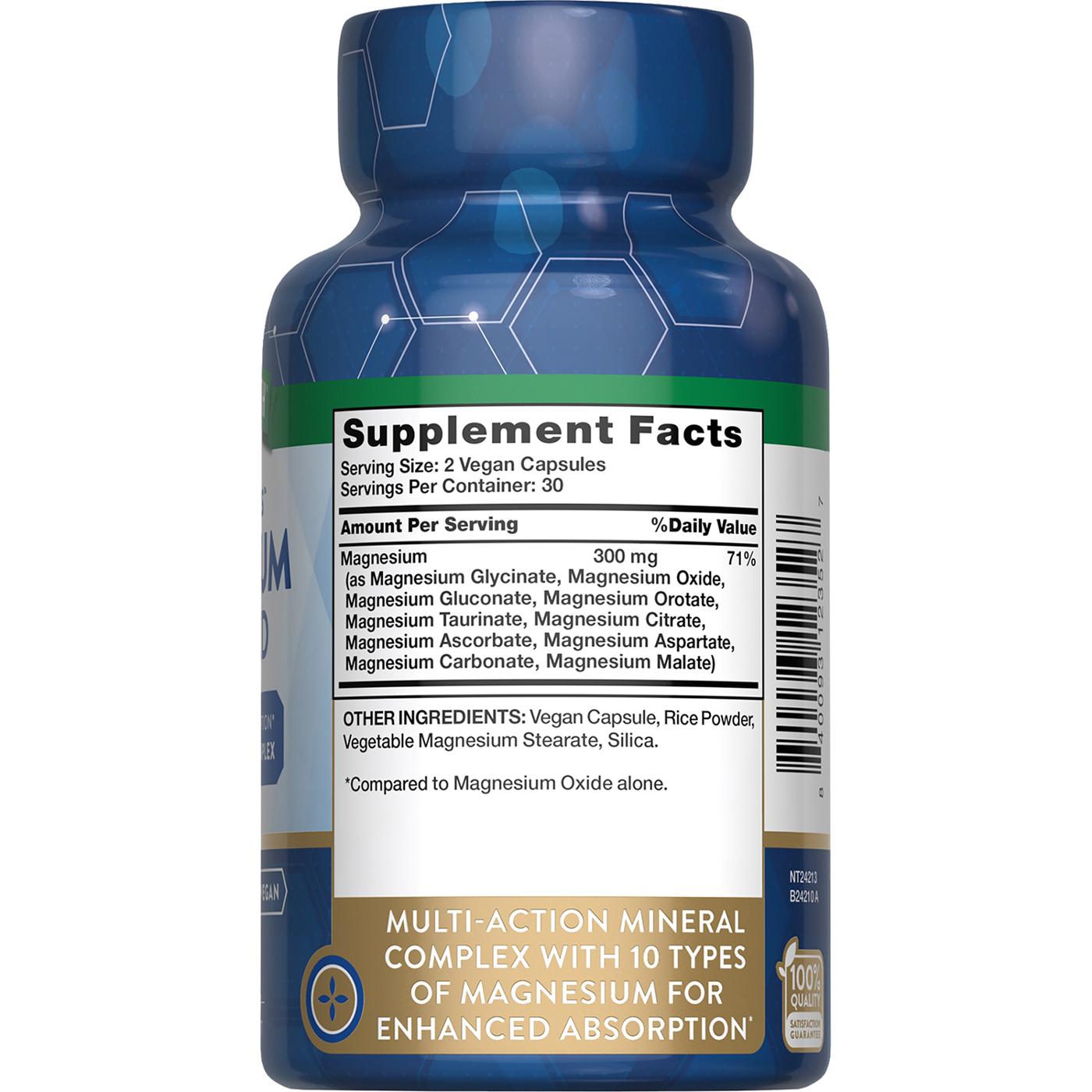 Nature's Truth Advanced Magnesium Enhanced Absorption Capsules - Shop ...