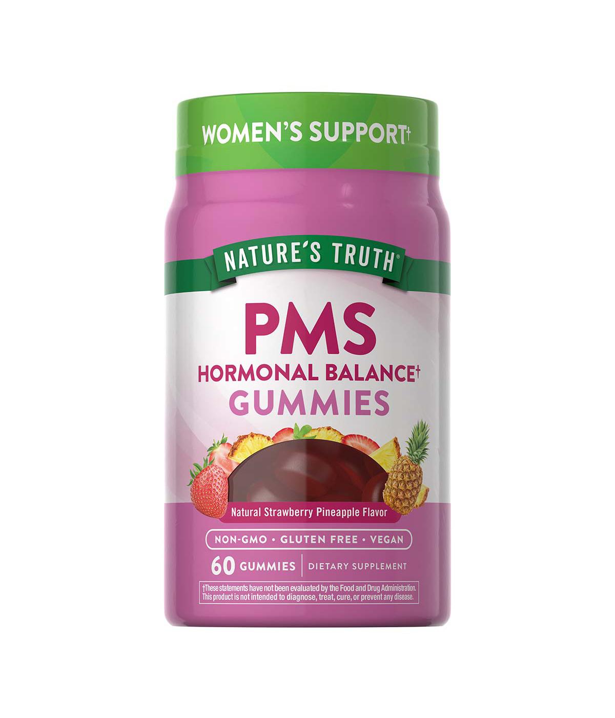 Nature's Truth PMS Hormonal Balance Gummies - Strawberry Pineapple ...