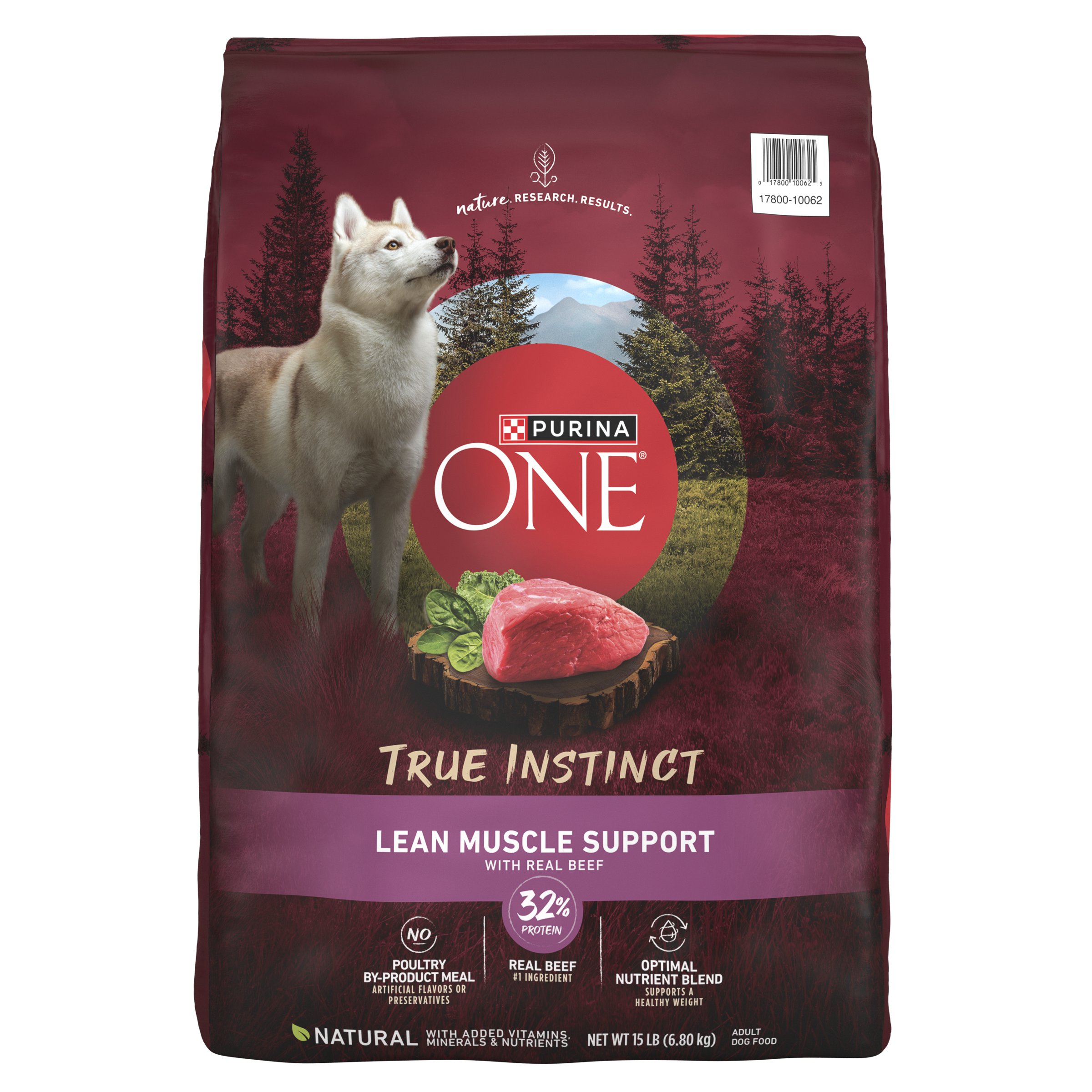 Purina ONE True Instinct Lean Muscle Support Beef Dry Dog Food - Shop ...