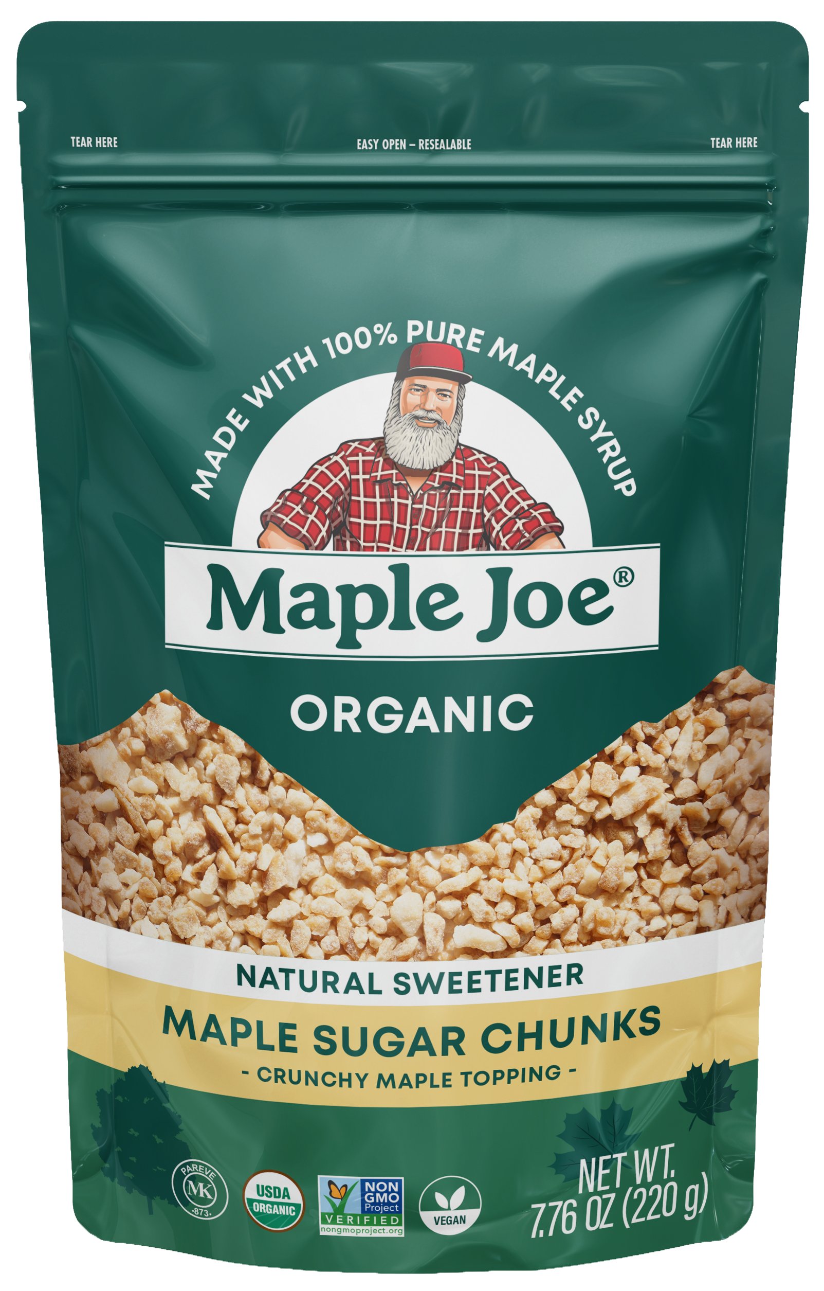Maple Joe Organic Maple Sugar Chunks, 7.76 oz | Central Market - Really ...