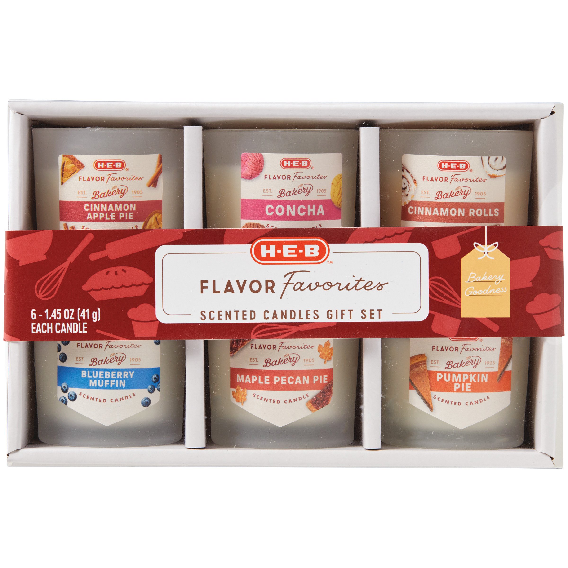 H-E-B Flavor Favorites Mini Bakery Scented Candles Gift Set - Shop ...
