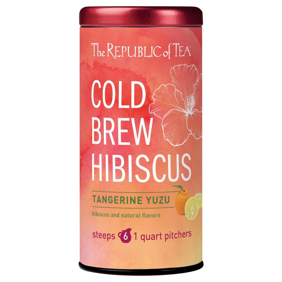 The Republic of Tea Tangerine Yuzu Hibiscus Cold Brew - Shop Tea at H-E-B