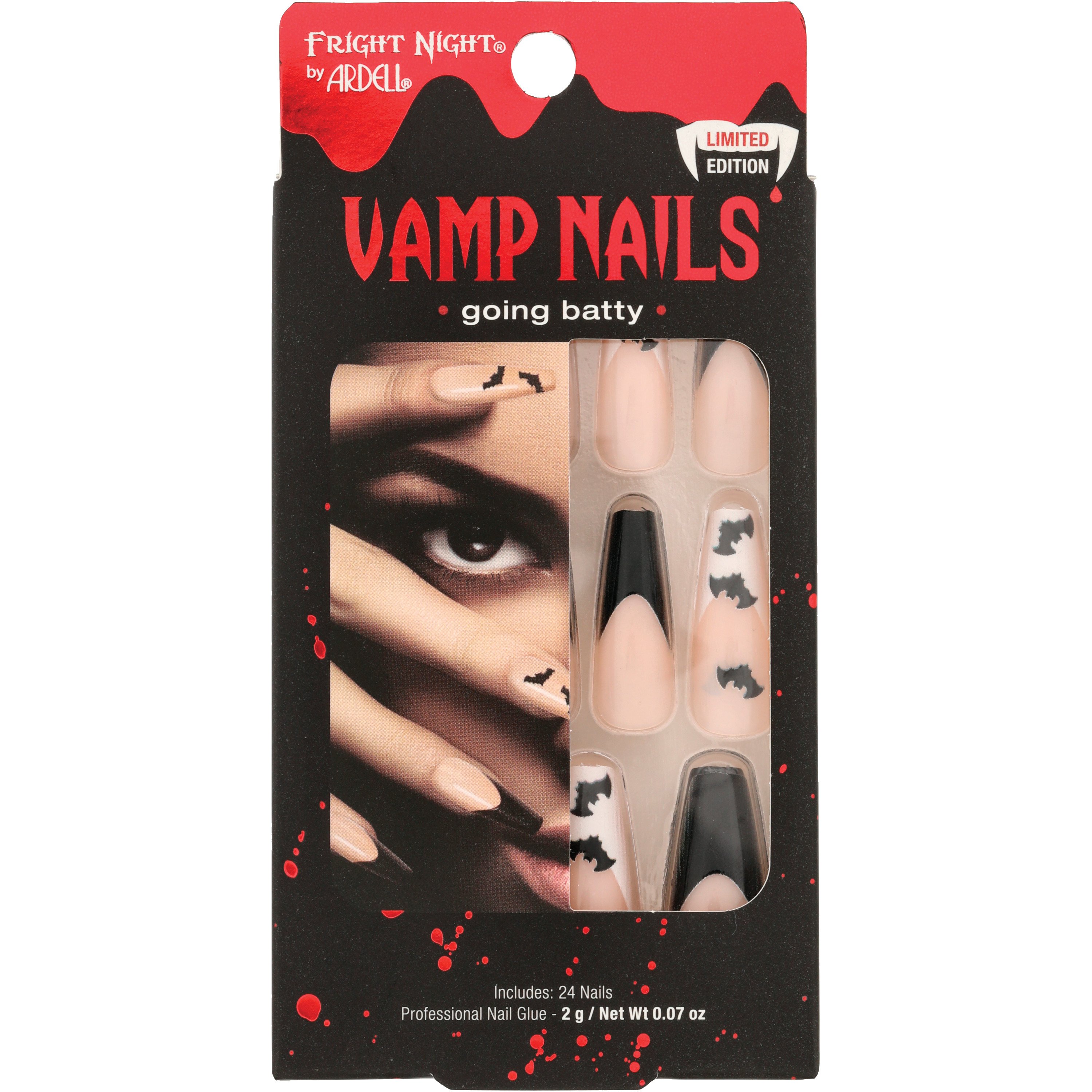 Ardell Fright Night Vamp Nails - Going Batty - Shop Nail sets at H-E-B