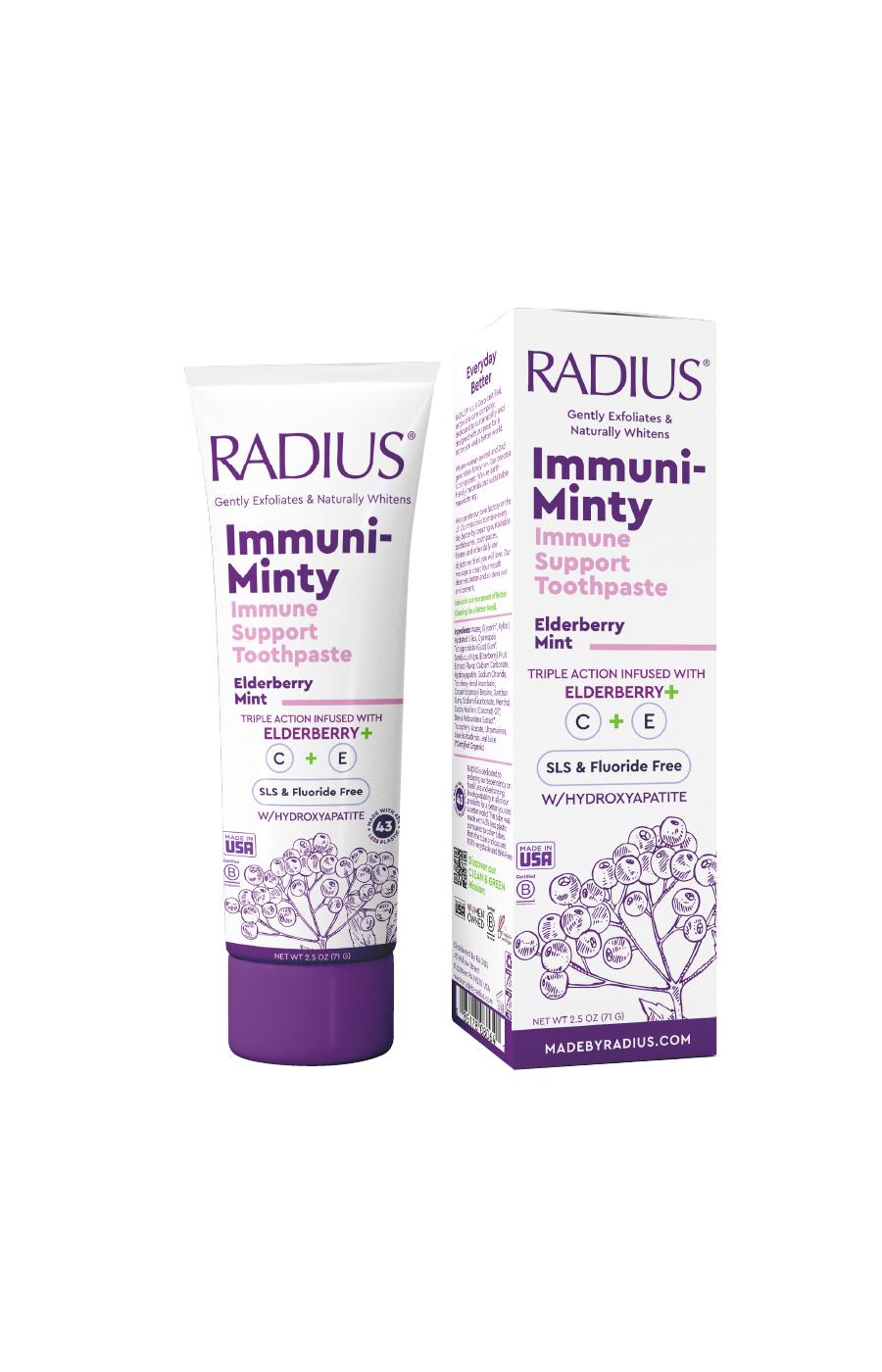 Radius Immune Support Toothpaste - Elderberry Mint - Shop Toothpaste at ...