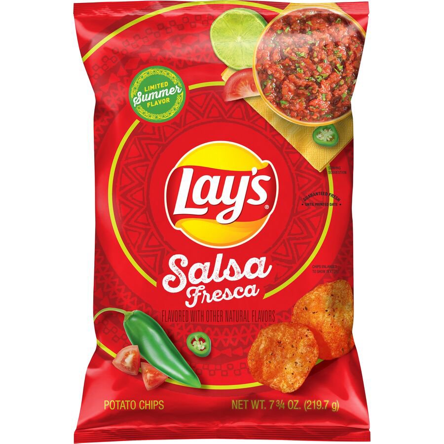 Lay's Salsa Fresca Potato Chips - Shop Chips at H-E-B