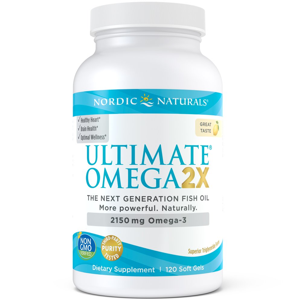 Nordic Naturals Ultimate Omega 2X Fish Oil Soft Gels, 120 ct | Central ...