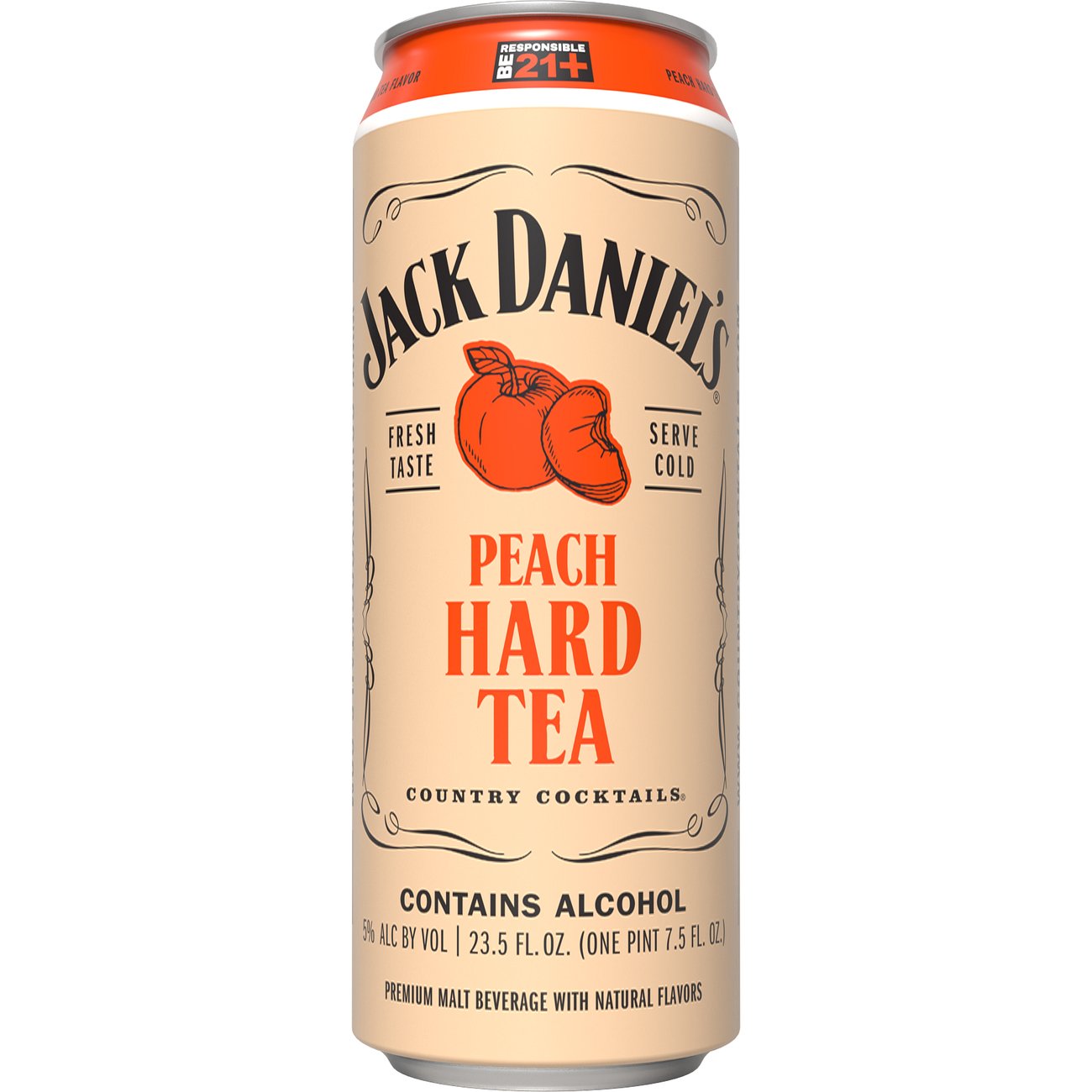 Jack Daniel's Peach Hard Tea Can - Shop Malt beverages & coolers at H-E-B