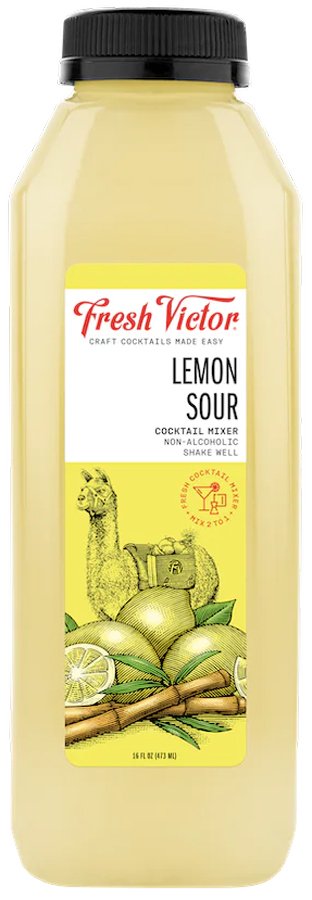 Fresh Victor Lemon Sour Cocktail Mixer, 16 oz | Central Market - Really ...
