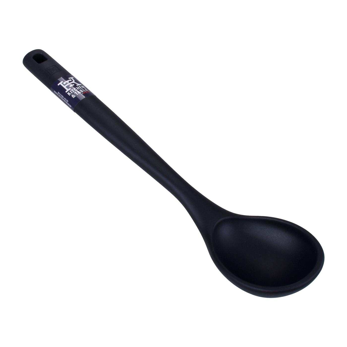 Kitchen & Table by H-E-B Silicone Solid Spoon - Shop Utensils & gadgets ...