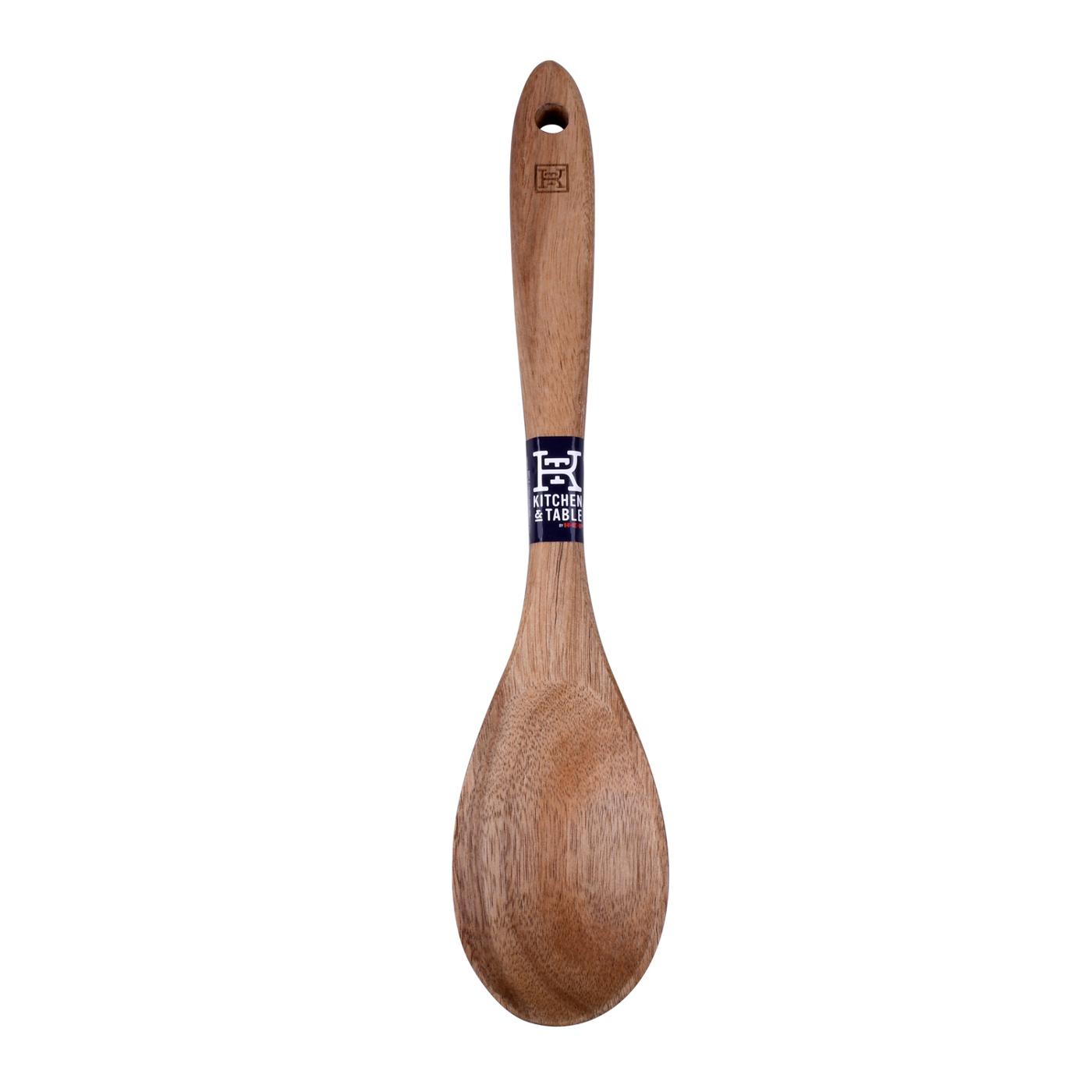 Kitchen & Table by H-E-B Acacia Wood Spoon - Shop Utensils & gadgets at ...