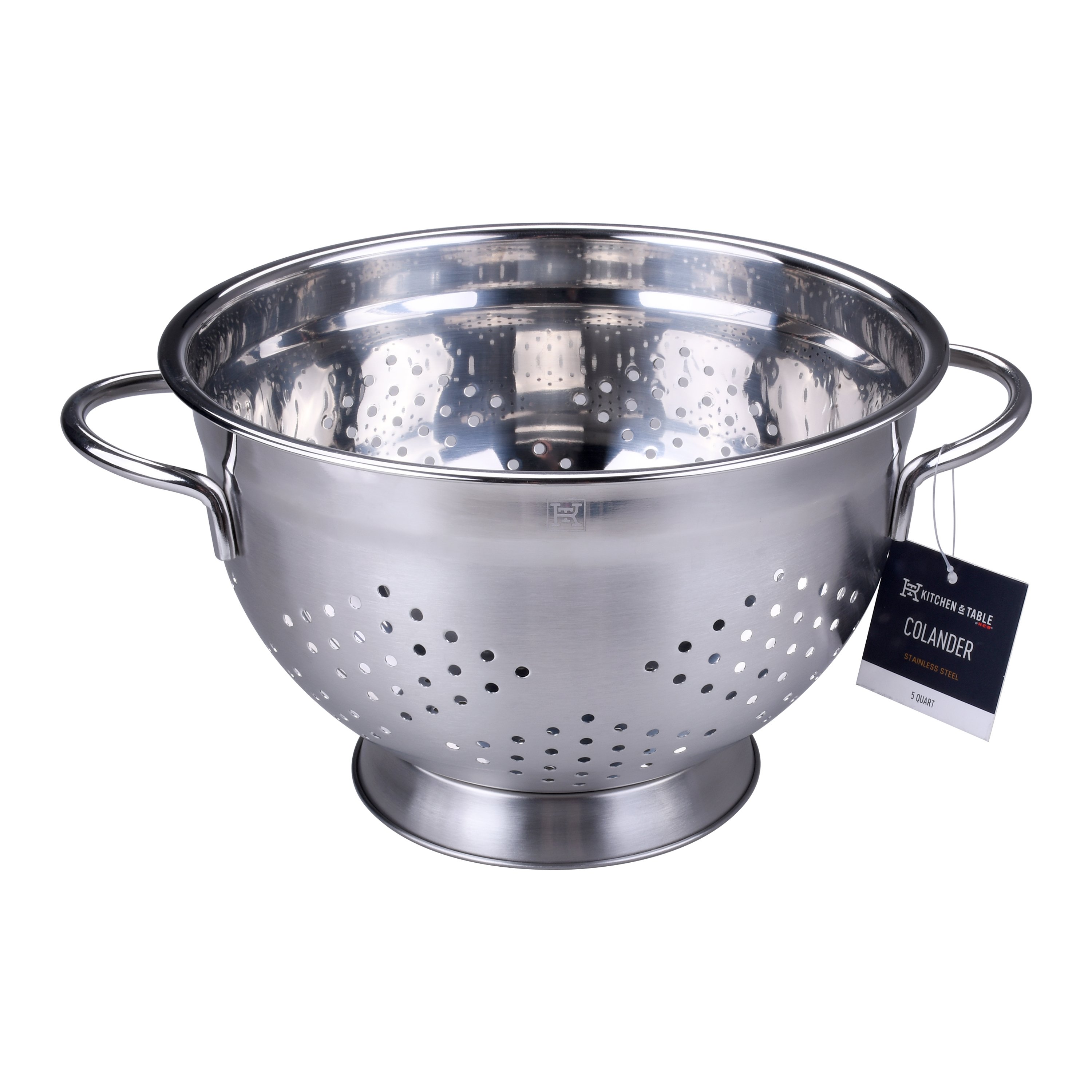 Kitchen & Table by H-E-B Stainless Steel Colander - Shop Utensils ...