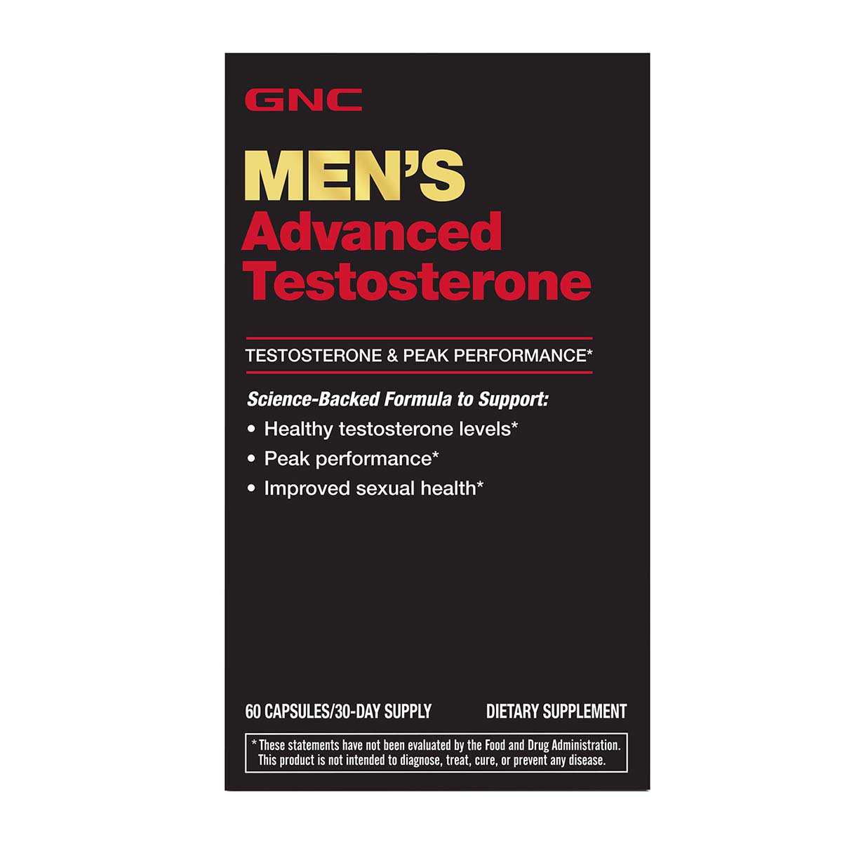 GNC Men's Advanced Testosterone Capsules - Shop Herbs & homeopathy at H-E-B