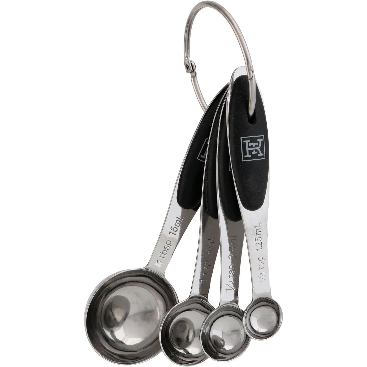 Kitchen & Table by H-E-B Stainless Steel Measuring Spoons - Shop ...