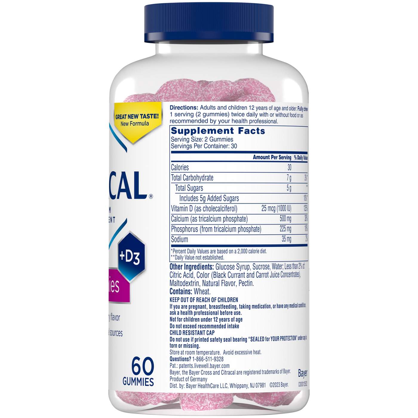 Citracal Calcium Supplement Gummies - Raspberry - Shop Minerals at H-E-B