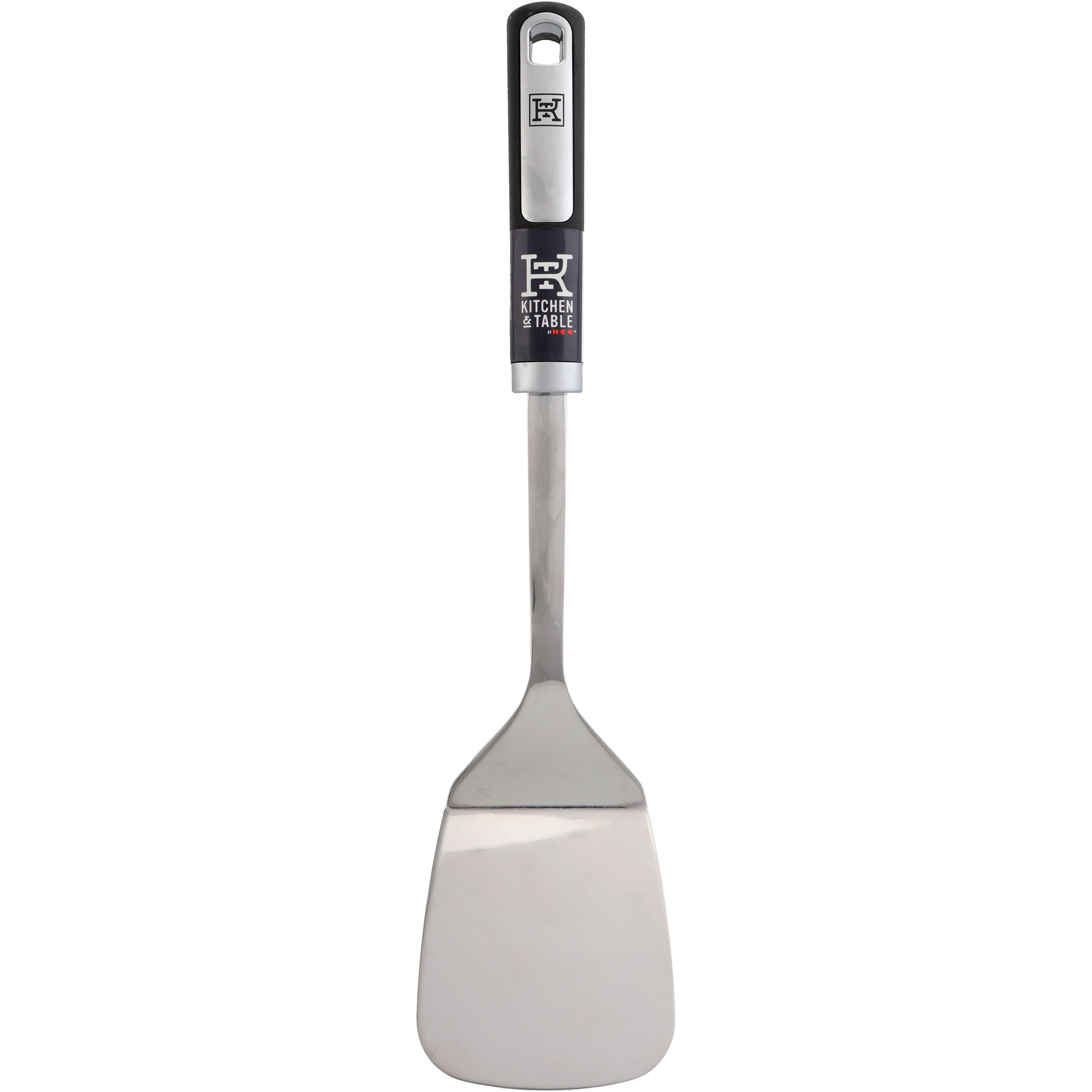 Kitchen & Table by H-E-B Stainless Steel Solid Turner - Shop Utensils ...