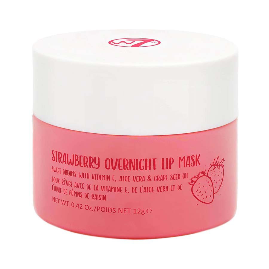 W7 Strawberry Overnight Lip Mask - Shop Lip balm & treatments at H-E-B