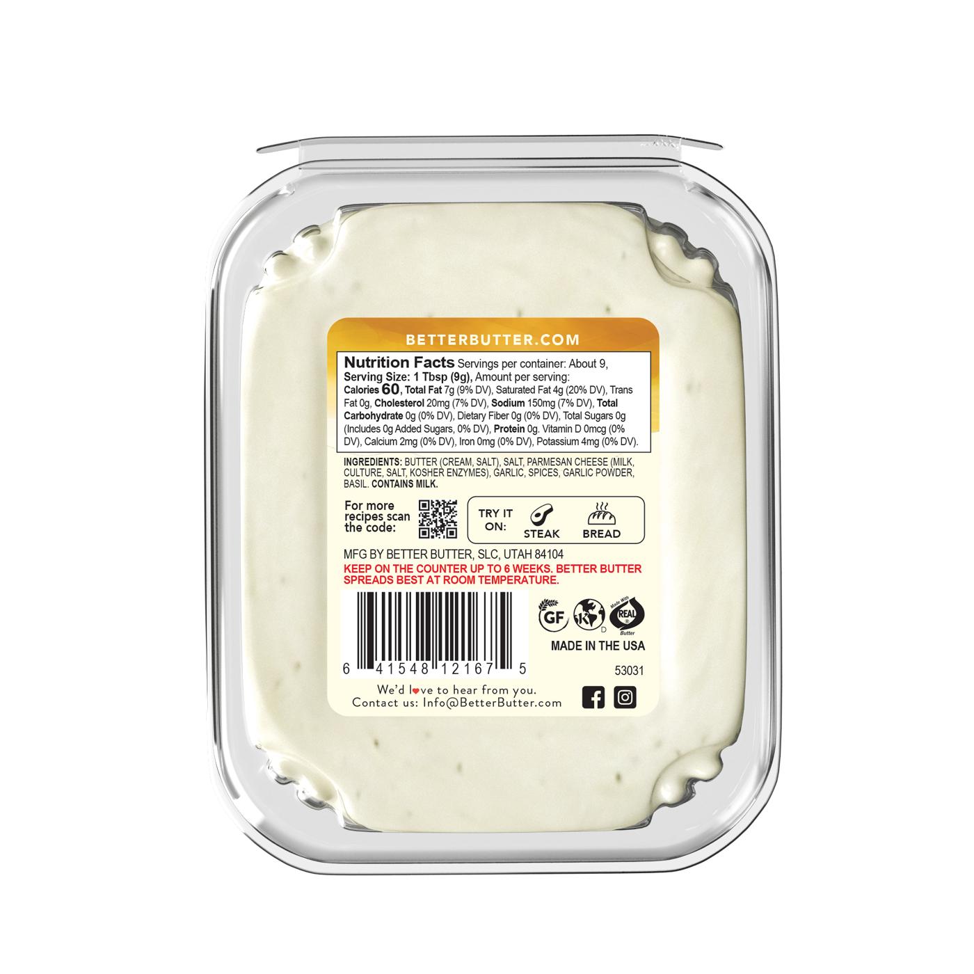 Better Butter Garlic Parmesan Basil Craft Butter - Shop Butter ...