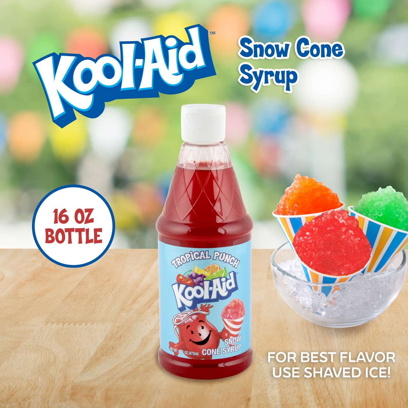 Kool-Aid Snow Cone Syrup - Tropical Punch - Shop Candy at H-E-B