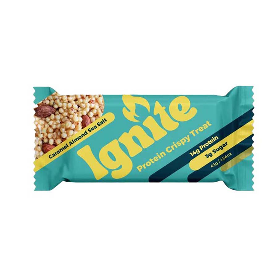 Ignite Protein Crispy Treat - Caramel Almond Sea Salt - Shop Diet ...