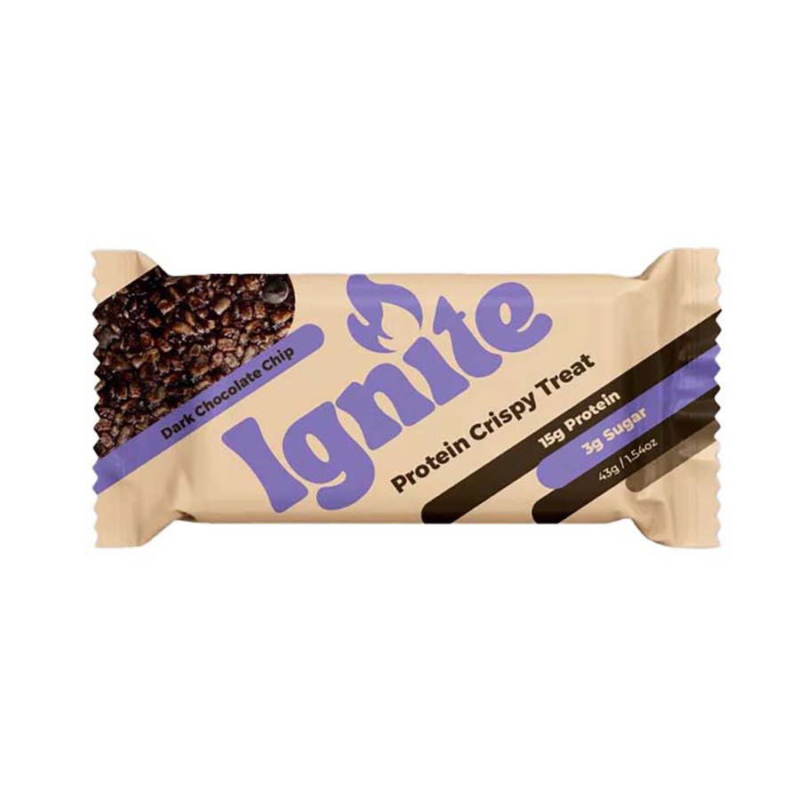 Ignite Protein Crispy Treat - Dark Chocolate Chip - Shop Diet & fitness ...