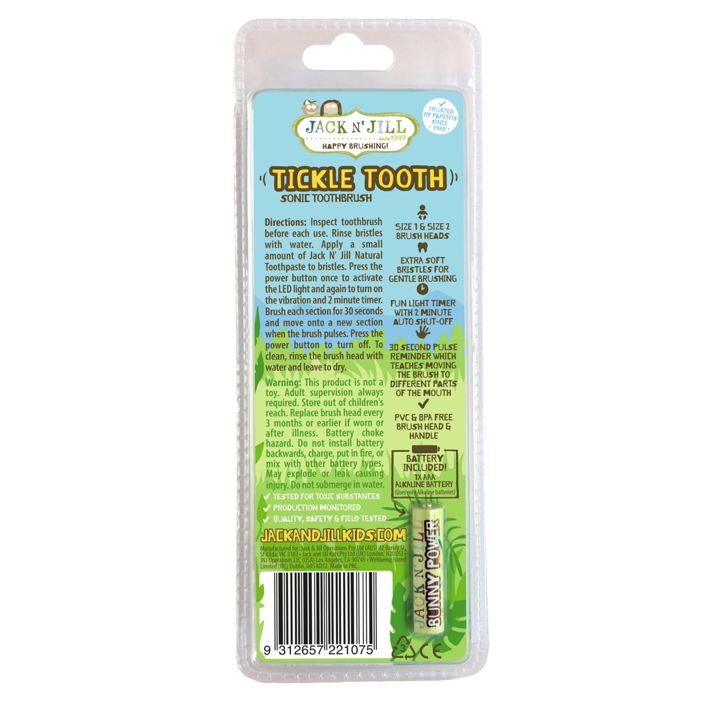 Jack N Jill Tickle Tooth Sonic Toothbrush - Shop Medical devices ...